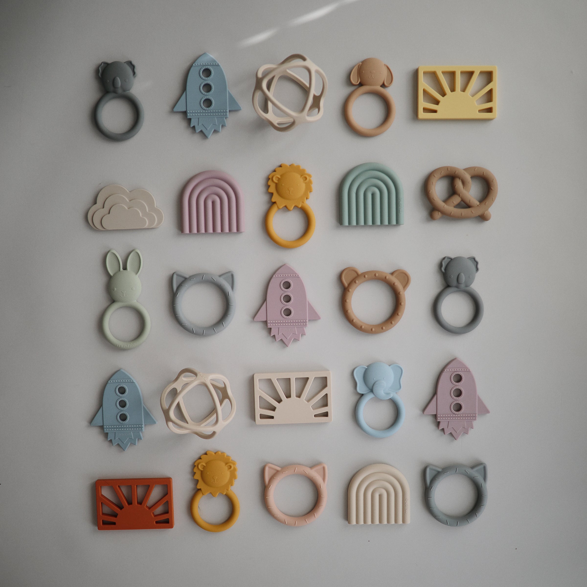 Mushie Baby Silicone Teethers