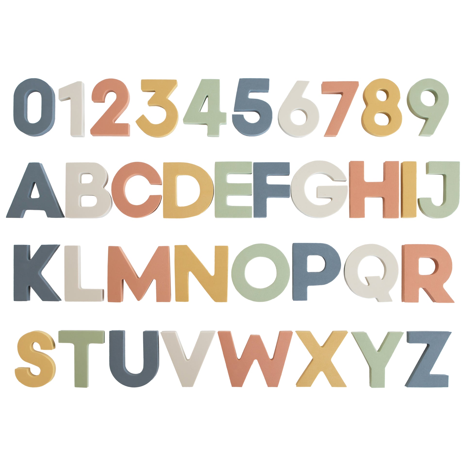 Letters & Numbers Bath Play Set – Mushie