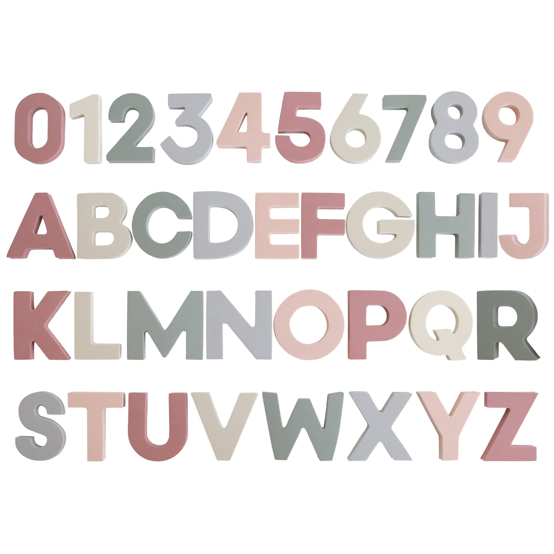 Letters & Numbers Bath Play Set – Mushie