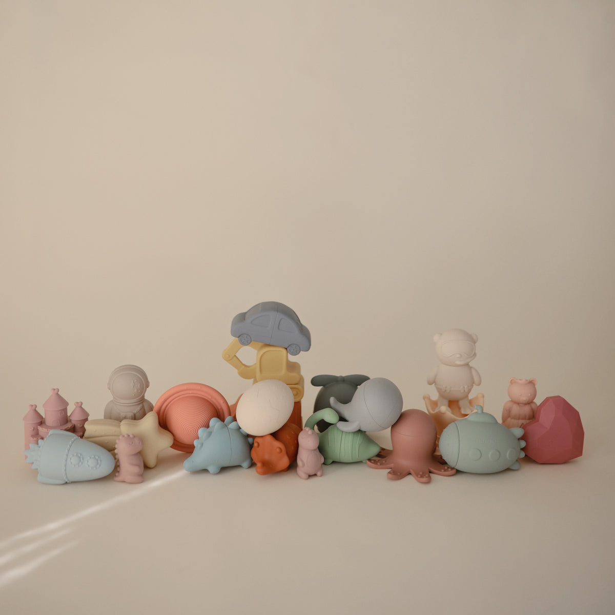 Dino Mold Free Bath Play Set – Mushie