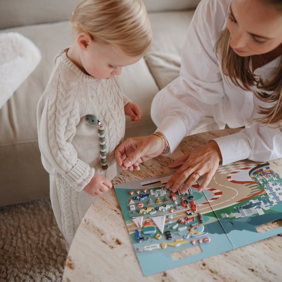 Reusable Sticker Set (Race Cars) – Mushie