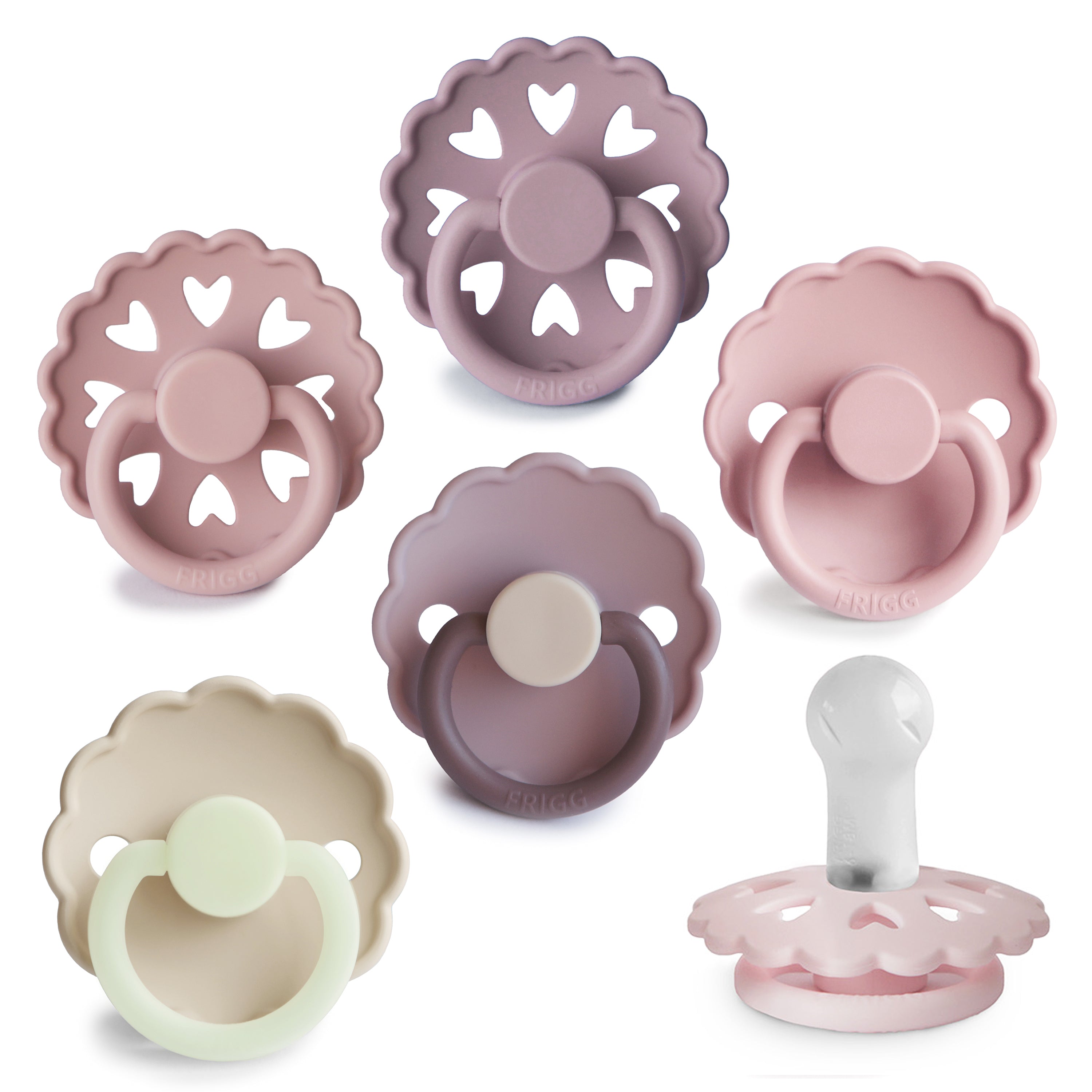 FRIGG Silicone Pacifier 6-Pack – Mushie