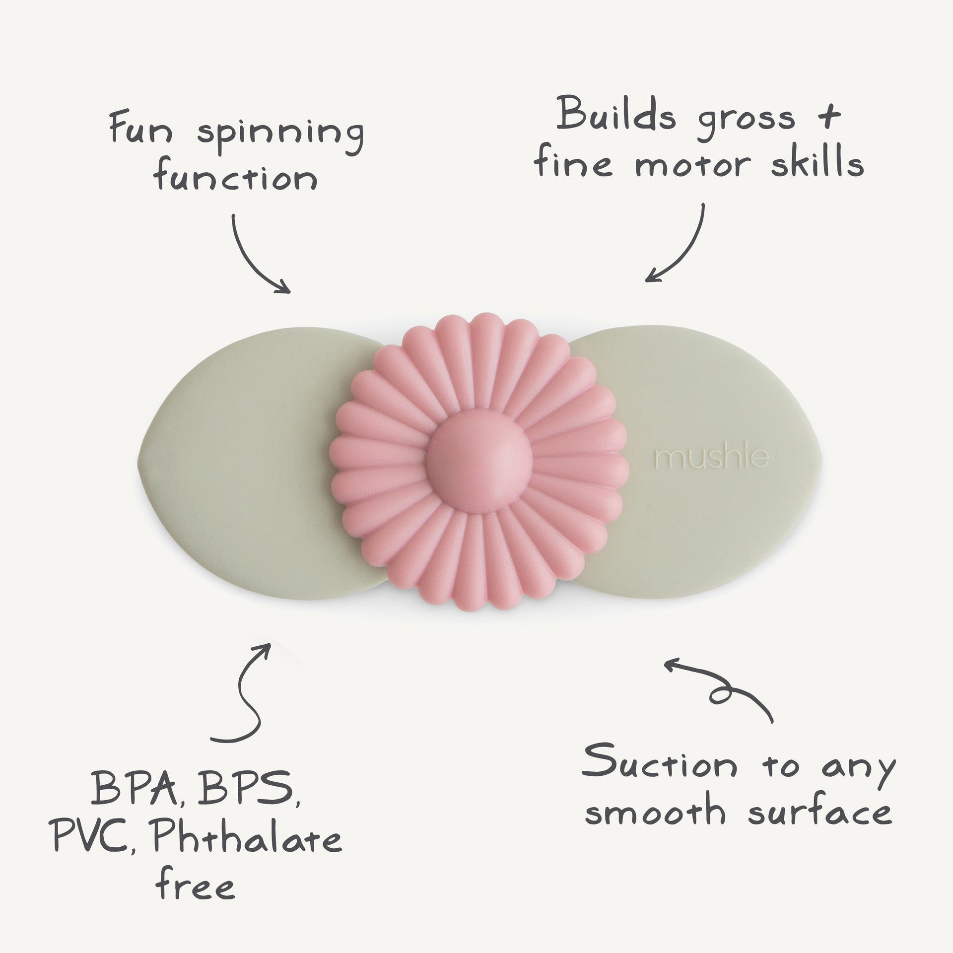 Blossom Suction Spinner Toy – Mushie