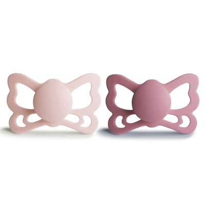 FRIGG Butterfly Anatomical Silicone Pacifier 2-Pack (6-18 Months) – Mushie
