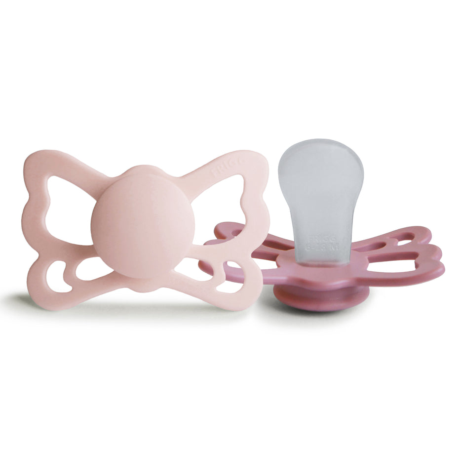 FRIGG Butterfly Anatomical Silicone Pacifier 2-Pack (6-18 Months) – Mushie