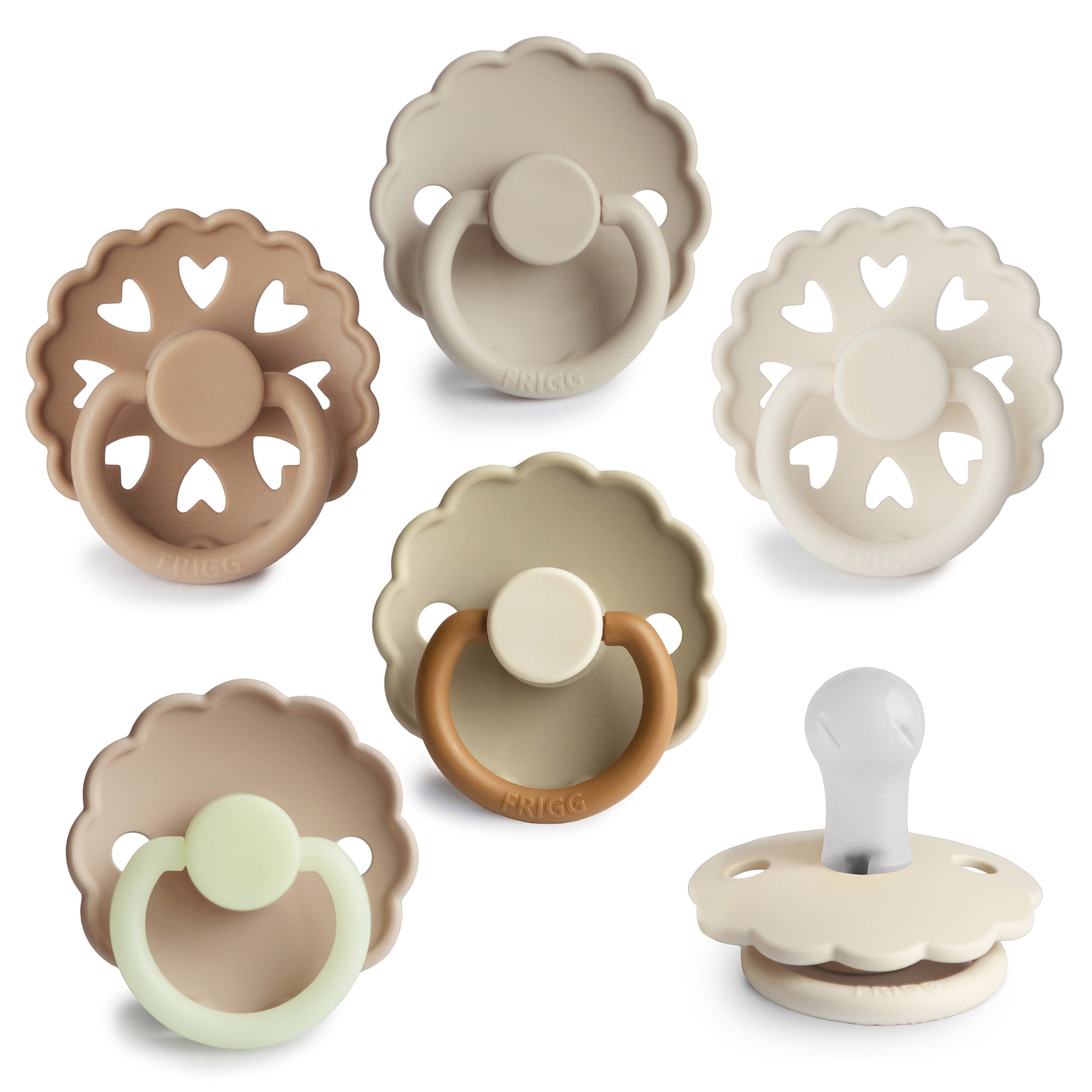 FRIGG Silicone Pacifier 6-Pack – Mushie