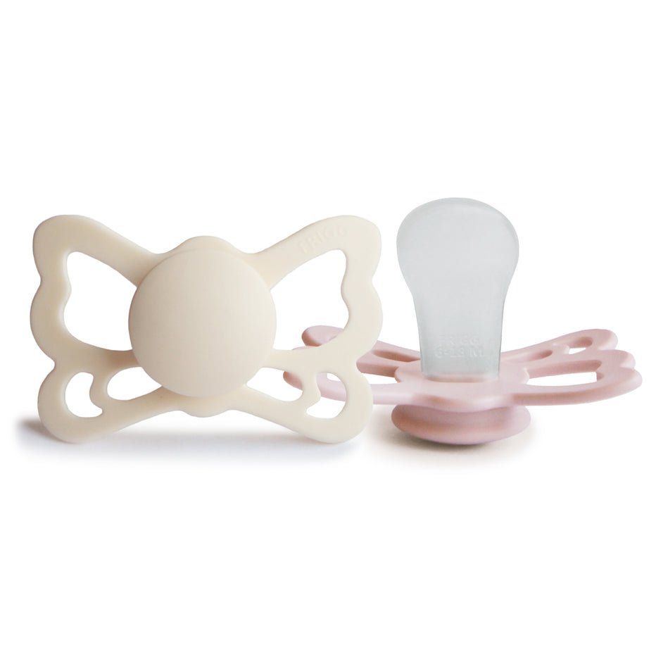 FRIGG Butterfly Anatomical Silicone Pacifier 2-Pack (6-18 Months) – Mushie