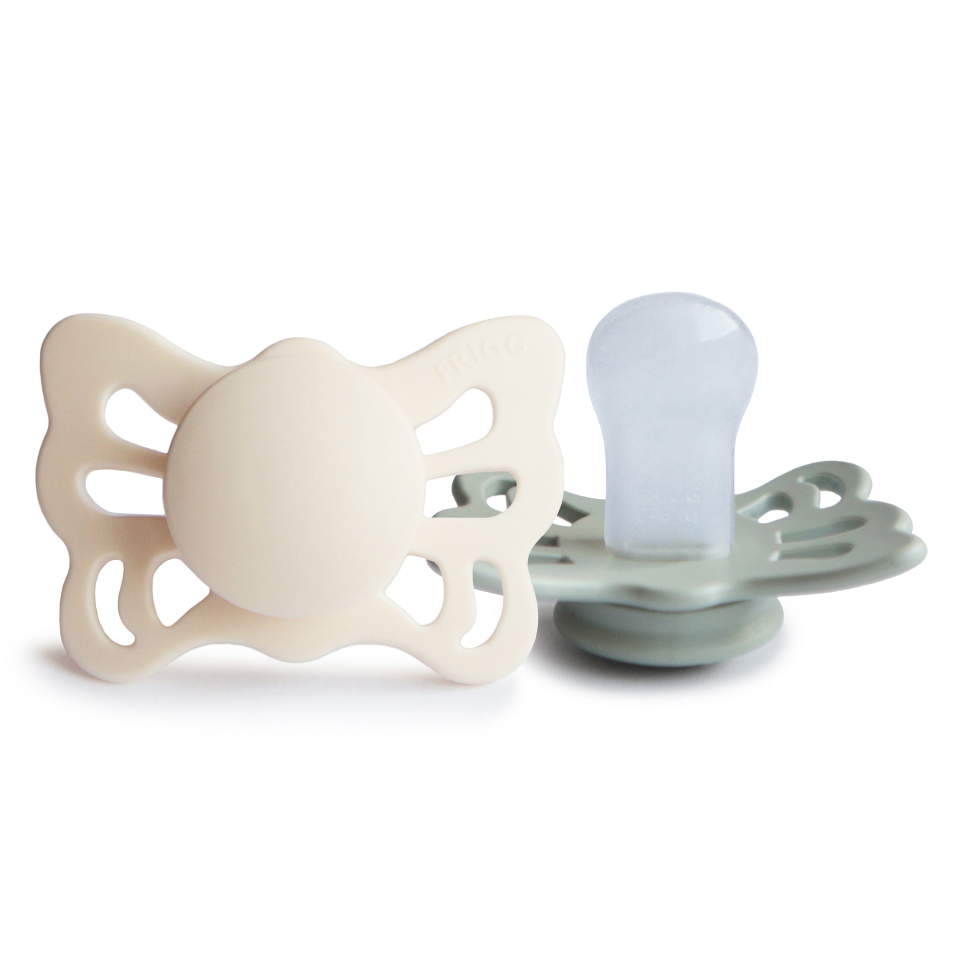 FRIGG Butterfly Anatomical Silicone Pacifier 2-Pack (0-6 Months) – Mushie