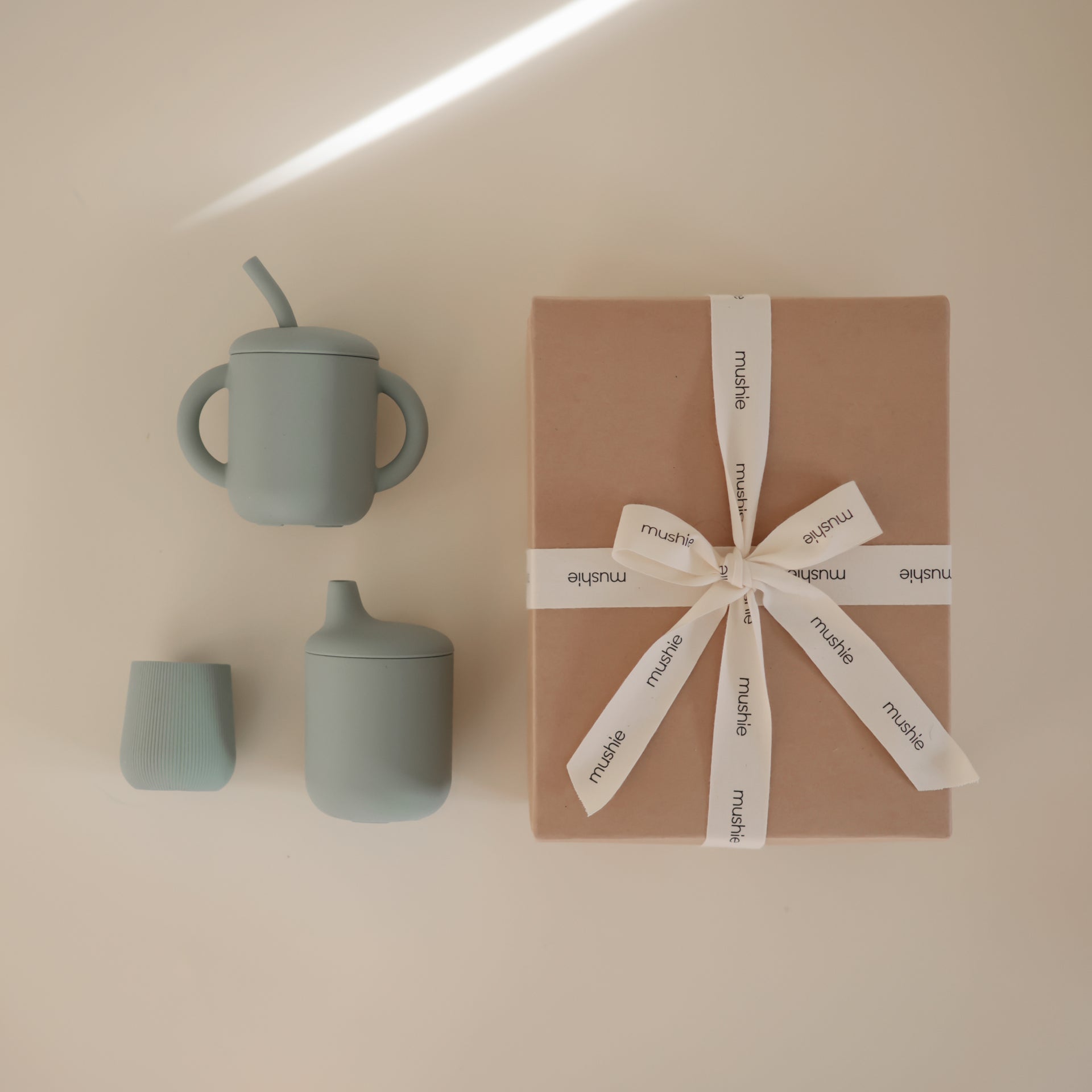 Essential Cups Kit (Cambridge Blue) – Mushie