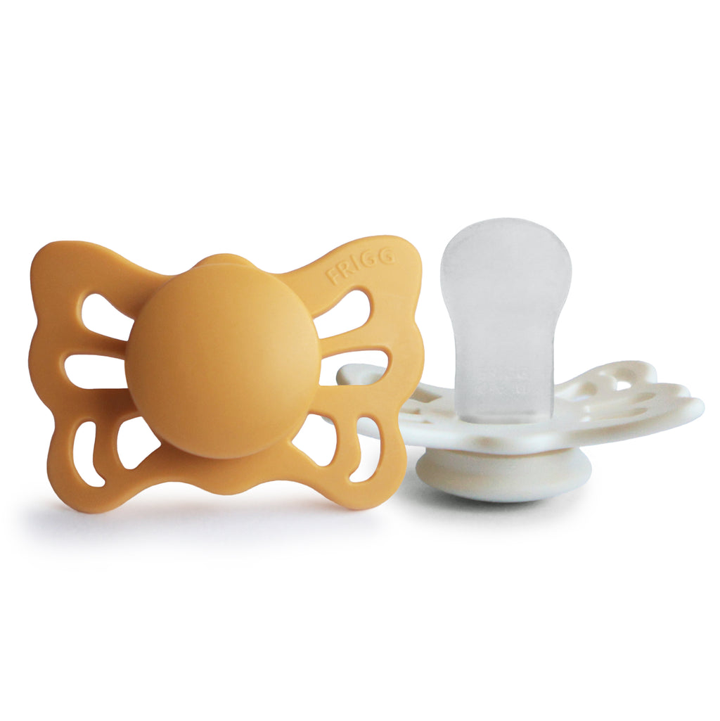 FRIGG Butterfly Anatomical Silicone Pacifier 2-Pack (0-6 Months) – Mushie