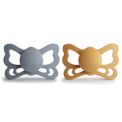 FRIGG Butterfly Anatomical Silicone Pacifier 2-Pack (6-18 Months) – Mushie