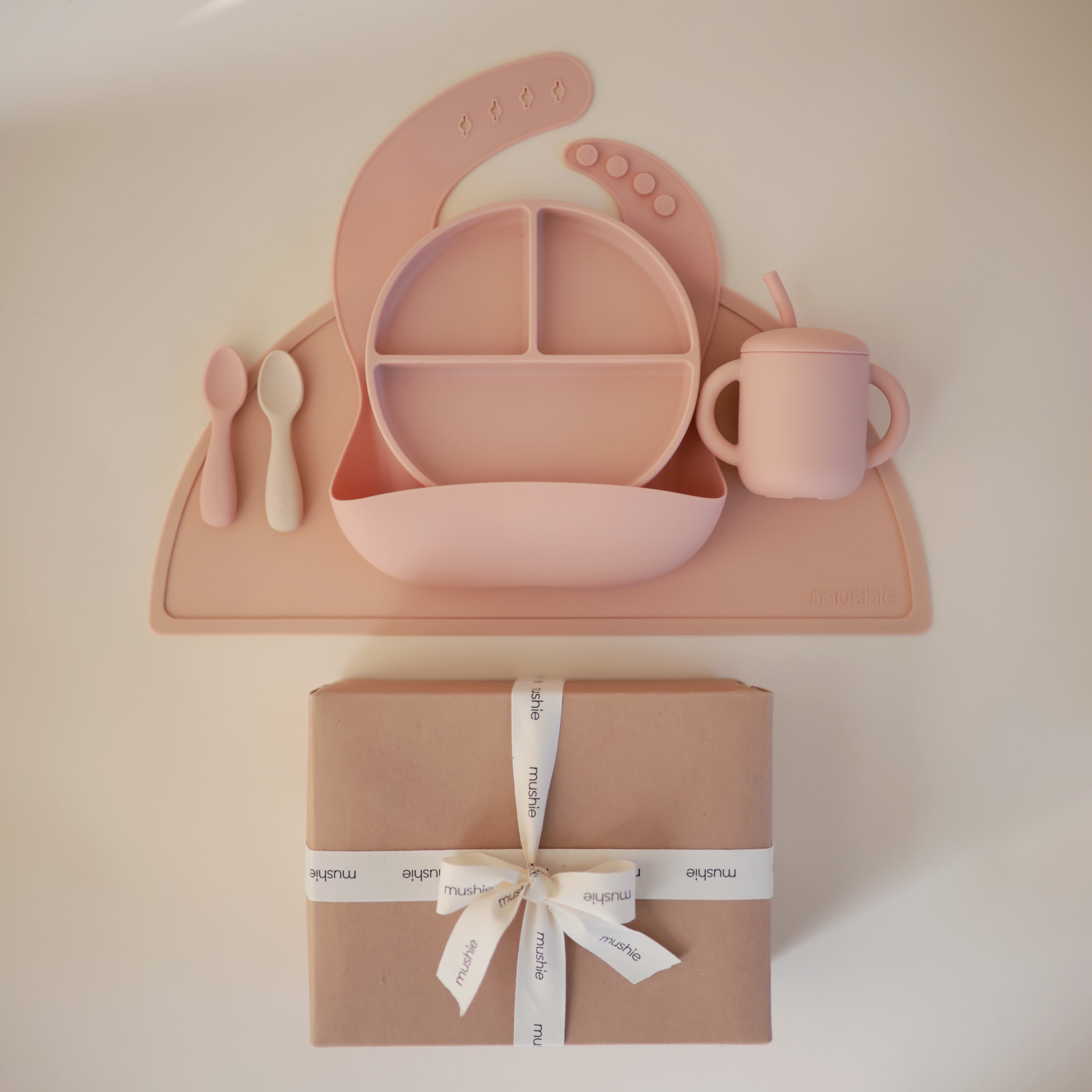 Stage 2 Blush Feeding Kit – Mushie
