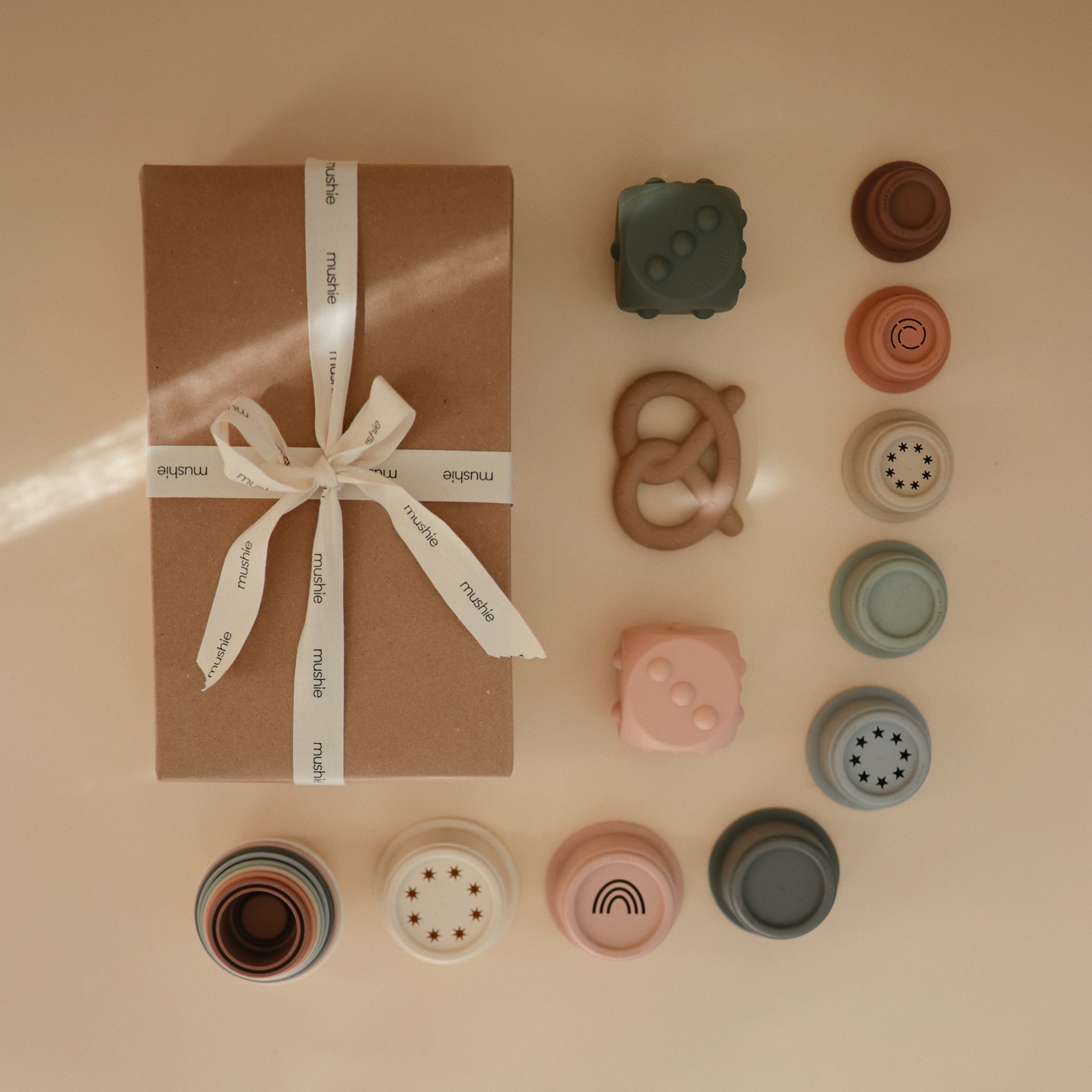 mushie Sensory Playtime Gift Set