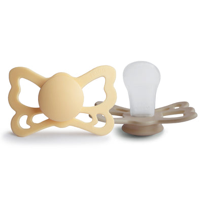 FRIGG Butterfly Anatomical Silicone Pacifier 2-Pack (6-18 Months) – Mushie