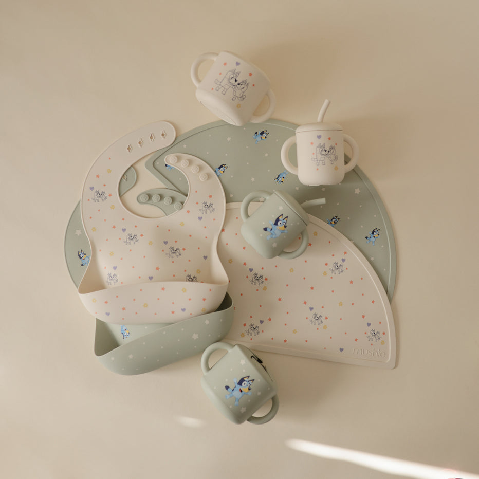 Mushie Silicone Baby Bib