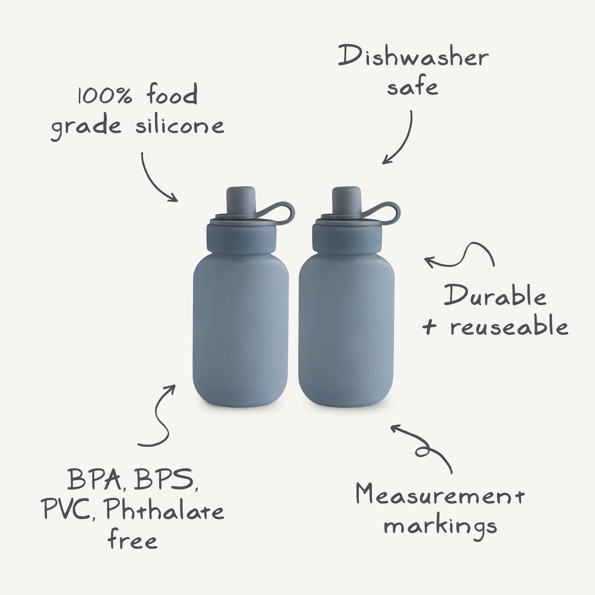 Silicone Puree Pouch – Mushie