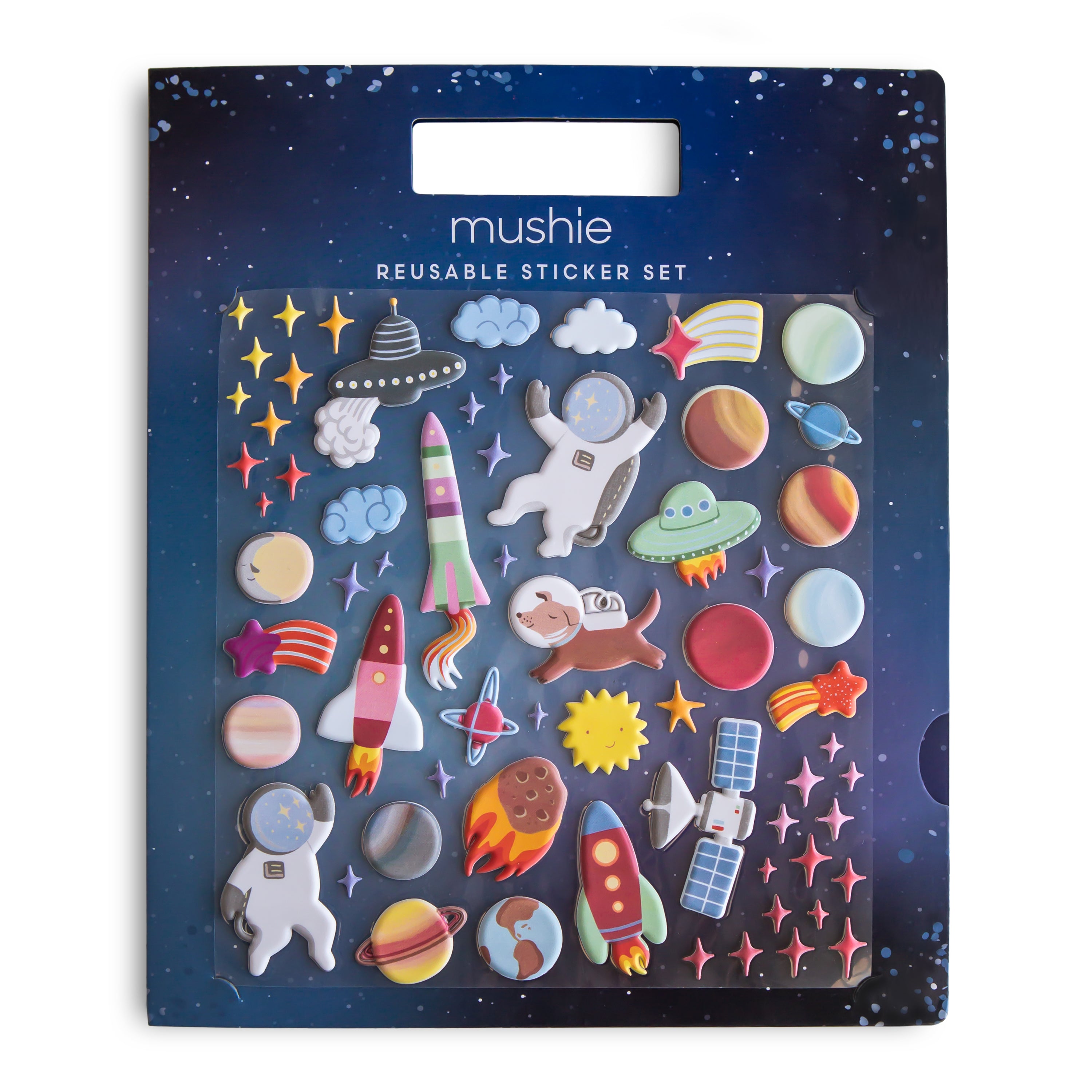 Reusable Sticker Set Space Mushie