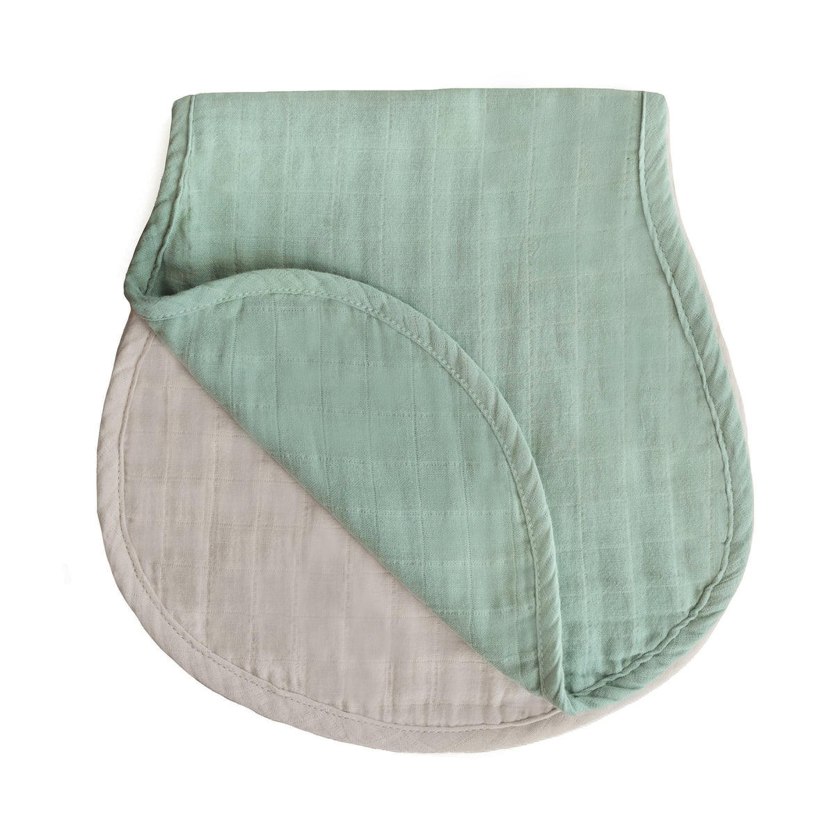 Mushie Muslin Baby Burp Cloth Organic Cotton 2-Pack