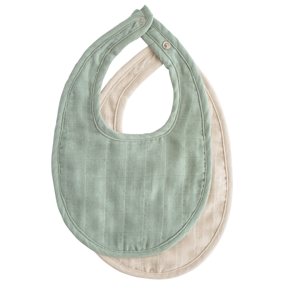 mushie Muslin Bib 2-Pack