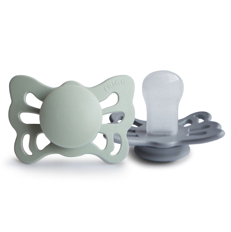 FRIGG Butterfly Anatomical Silicone Pacifier 2-Pack (0-6 Months) – Mushie