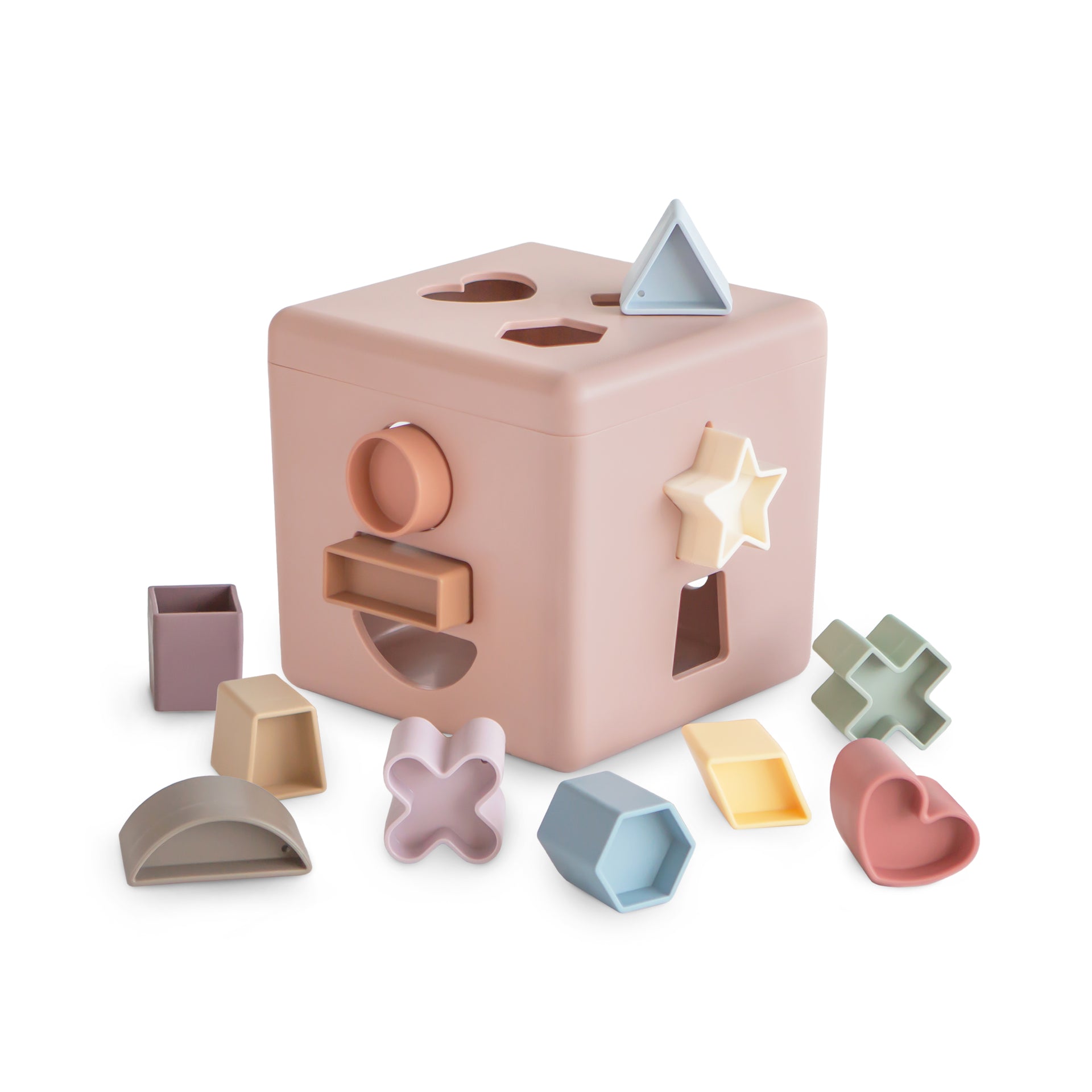 mushie Baby Shape Sorting Box