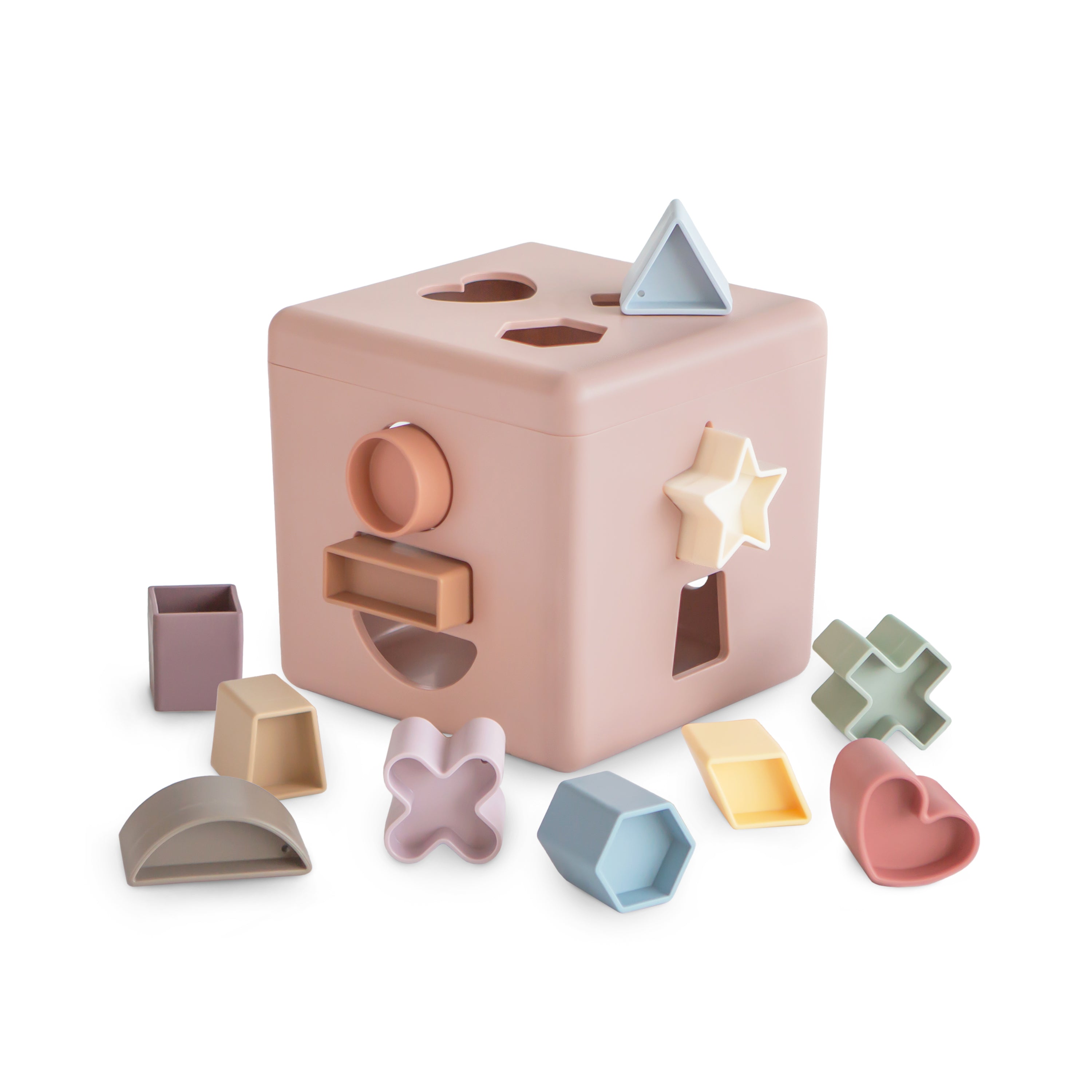 mushie Baby Shape Sorting Box