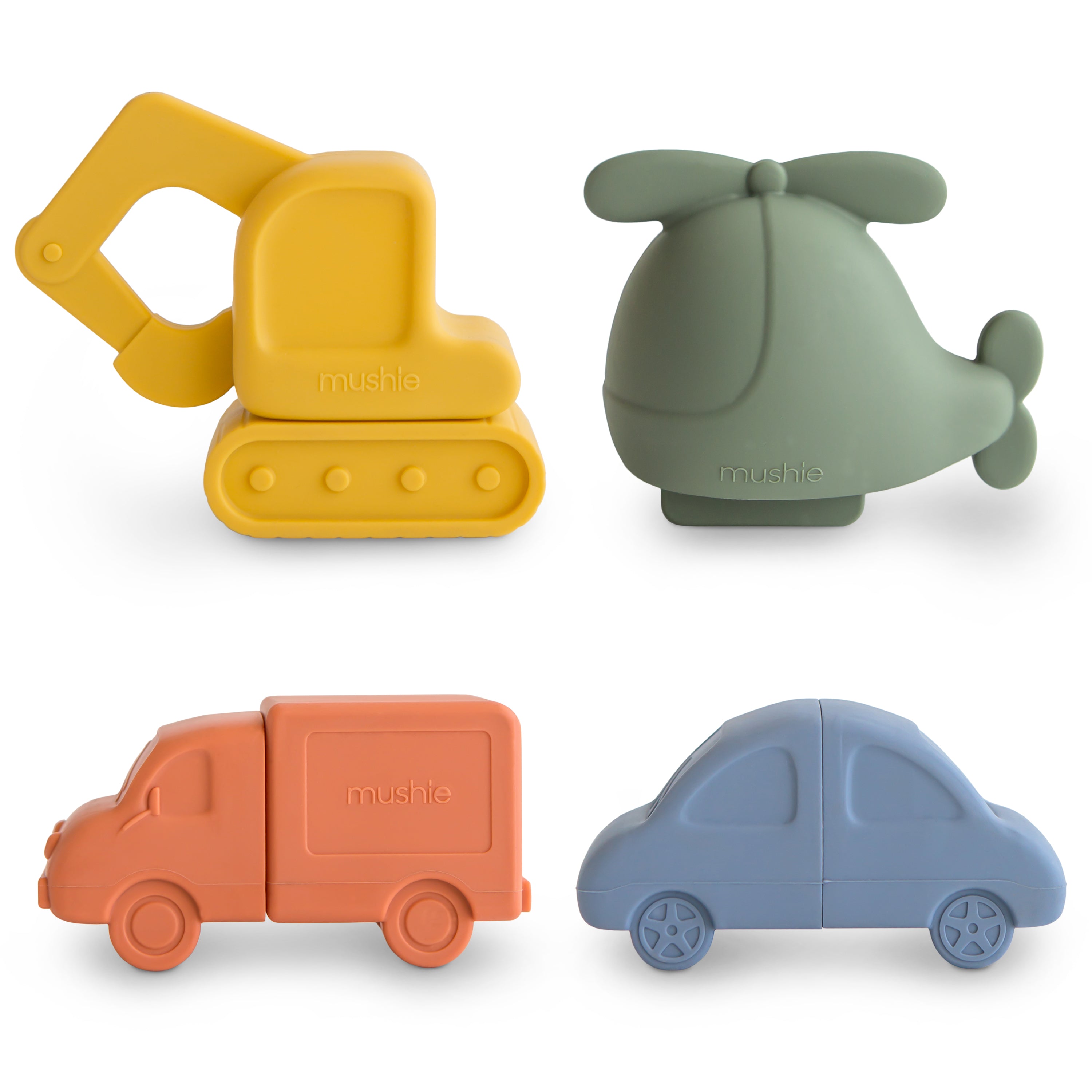 Vehicles Mold Free Bath Play Set – Mushie