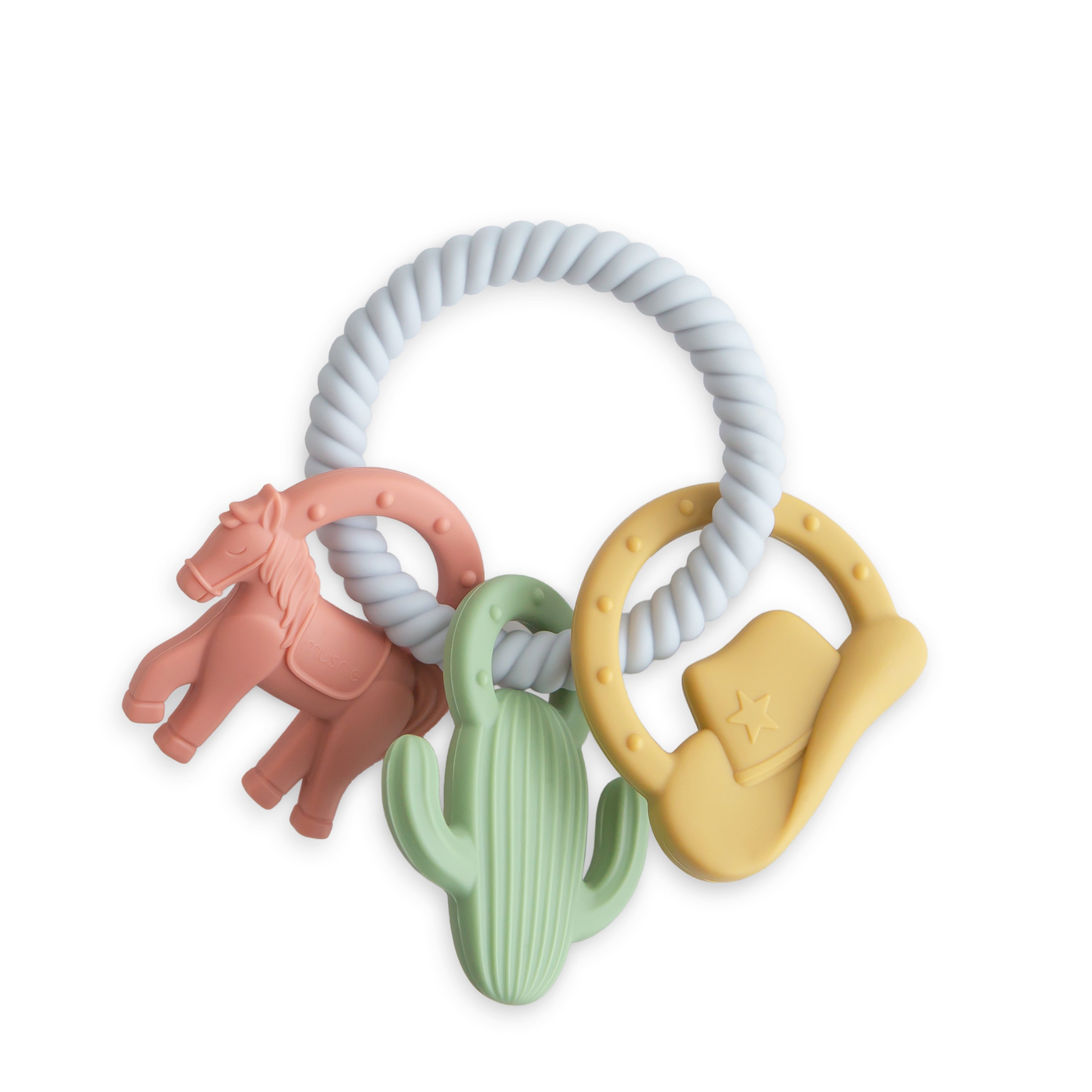 Mushie Silicone Baby Bracelet Teethers
