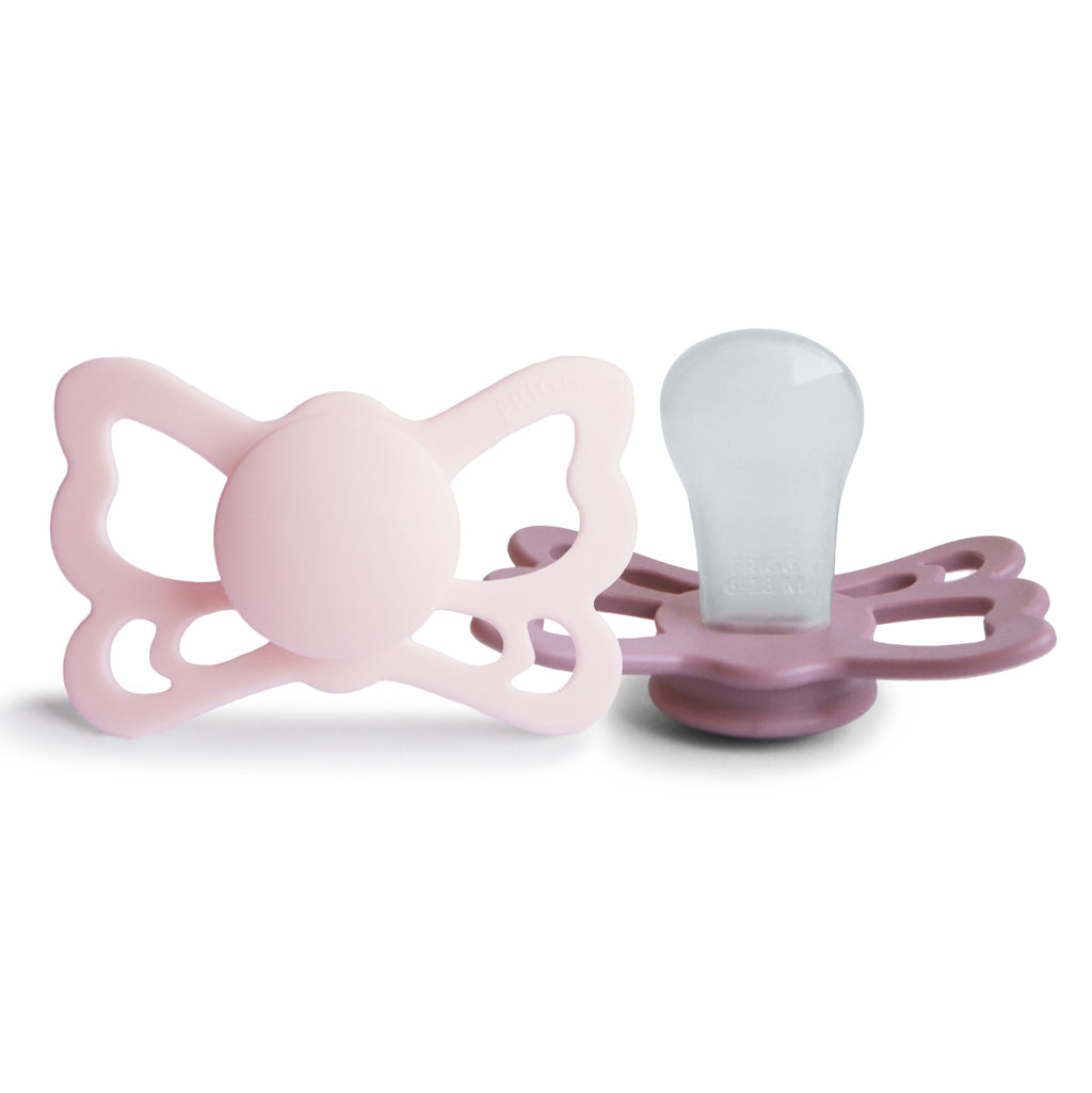 FRIGG Butterfly Anatomical Silicone Pacifier 2-Pack (6-18 Months) – Mushie