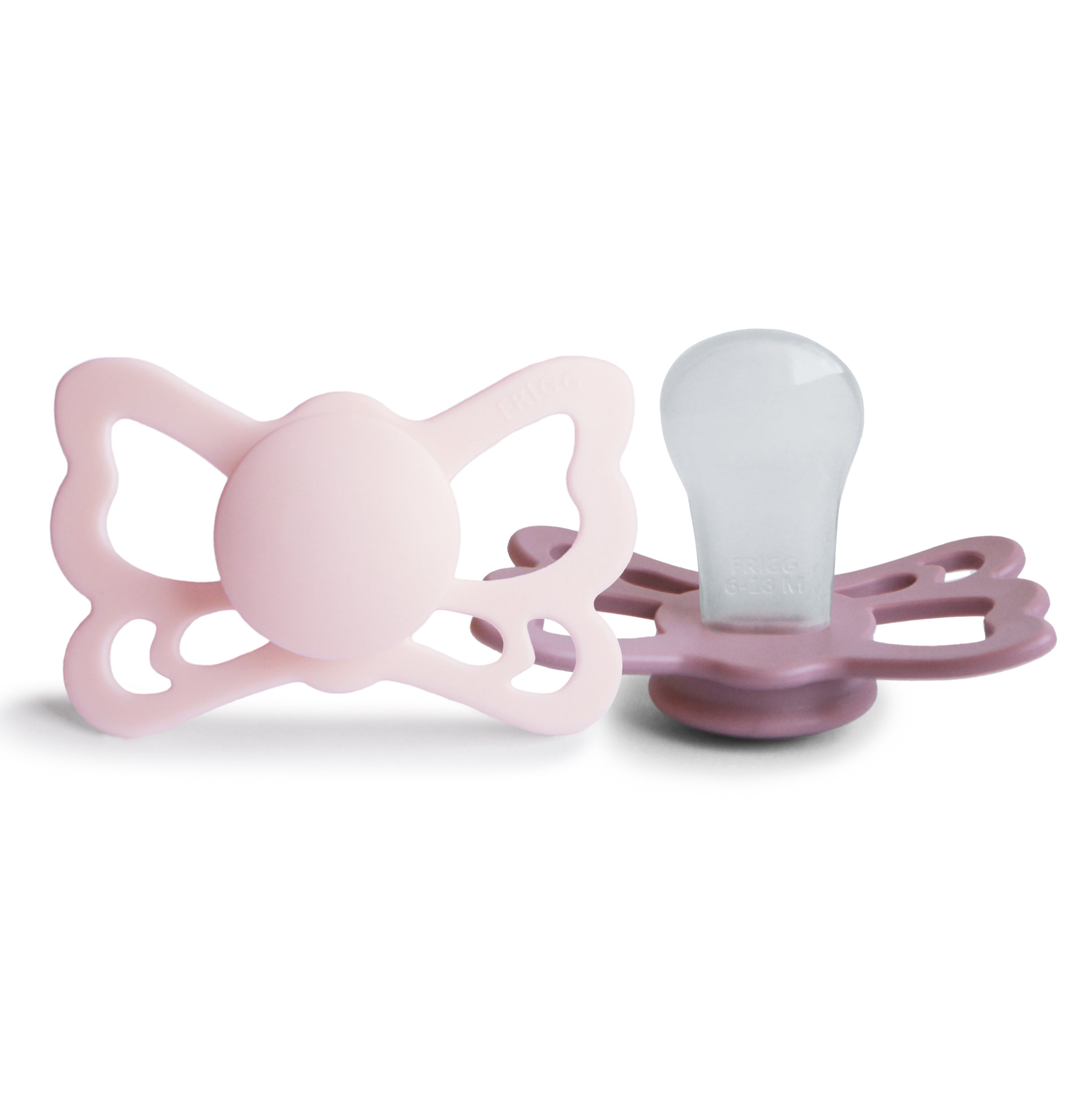 FRIGG Butterfly Anatomical Silicone Pacifier 2-Pack (6-18 Months) – Mushie