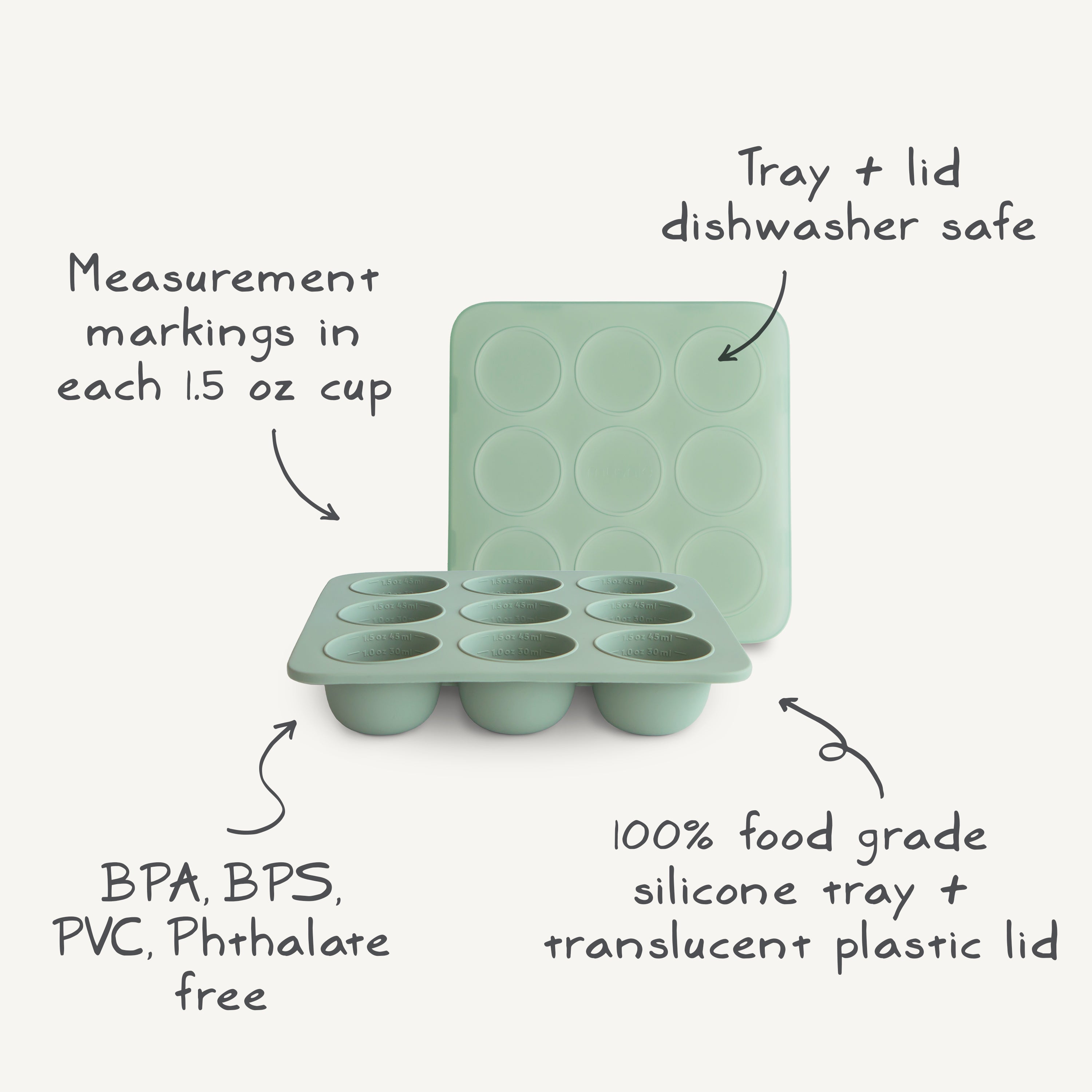 Baby Food Freezer Tray – Mushie