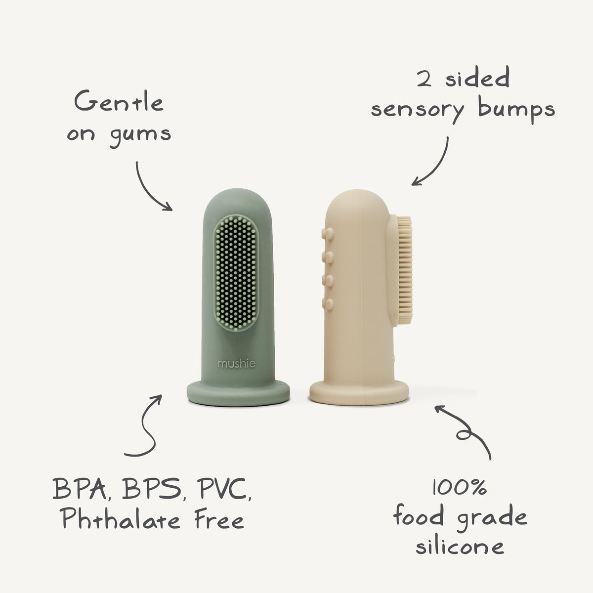 Mushie Baby Finger Toothbrush