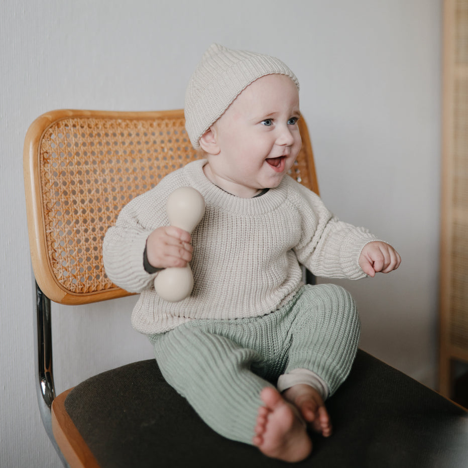 Silicone Baby Rattle Toy – Mushie