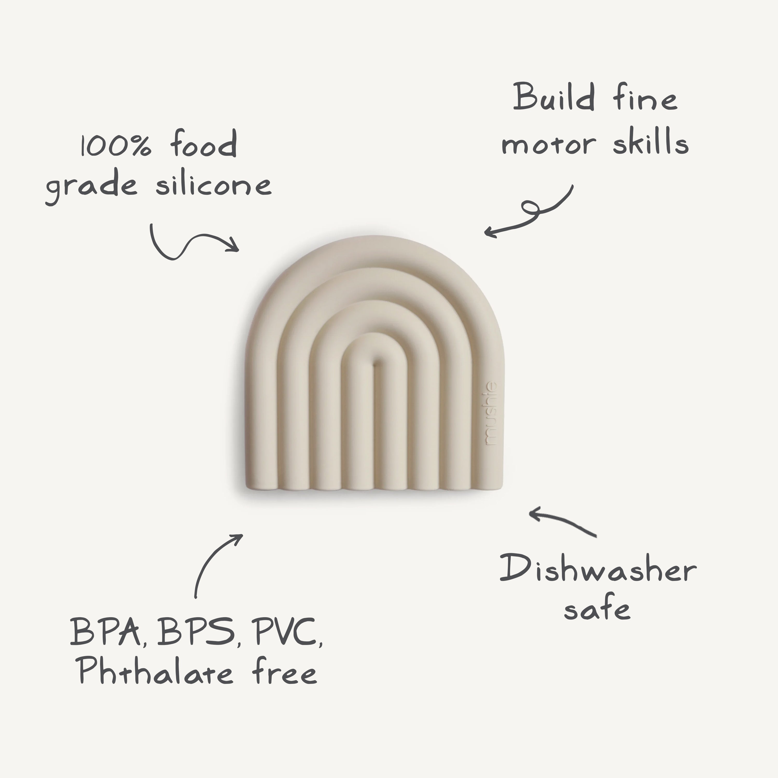 mushie Baby Rainbow Teether – Mushie