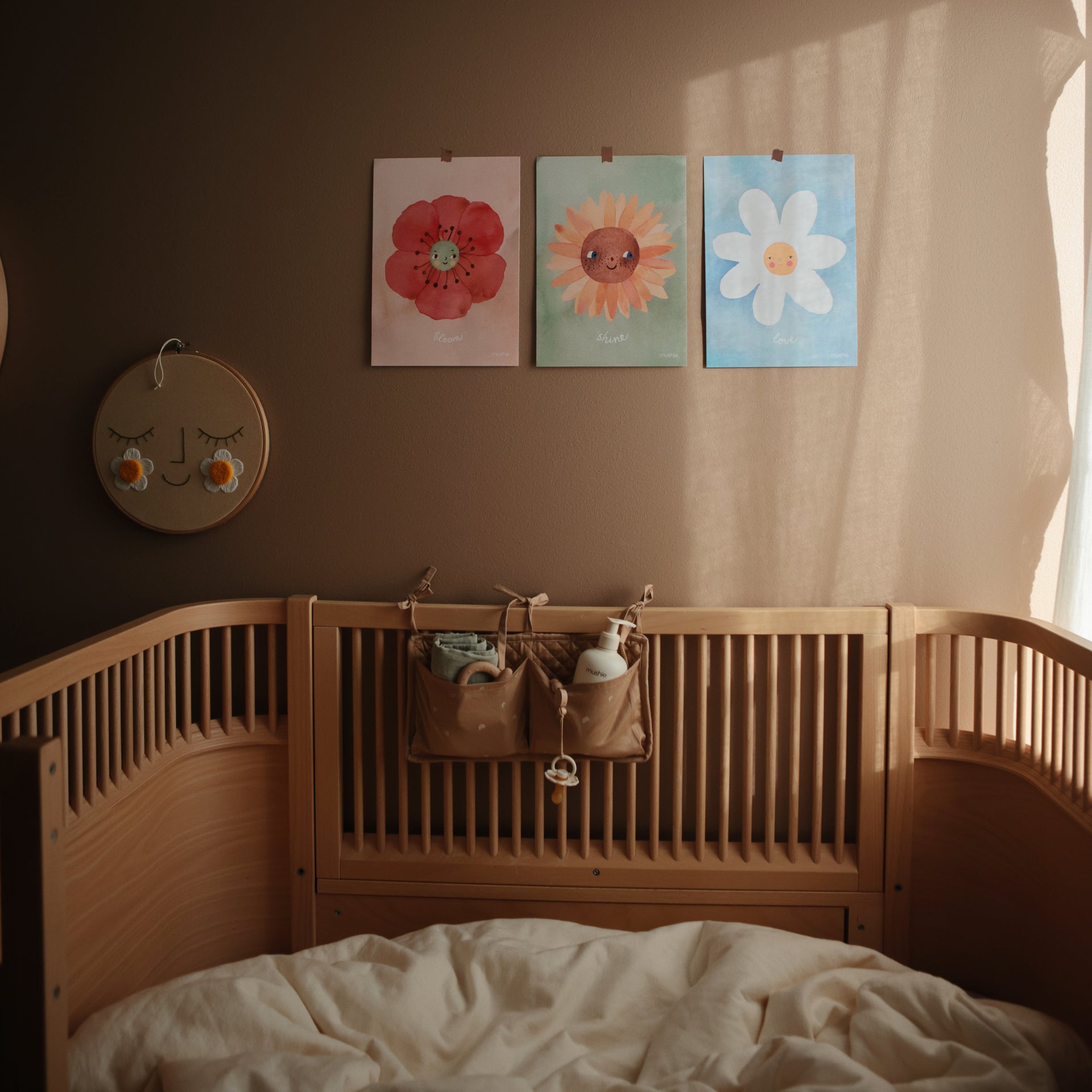 Mushie Nursery Baby Storage Pocket