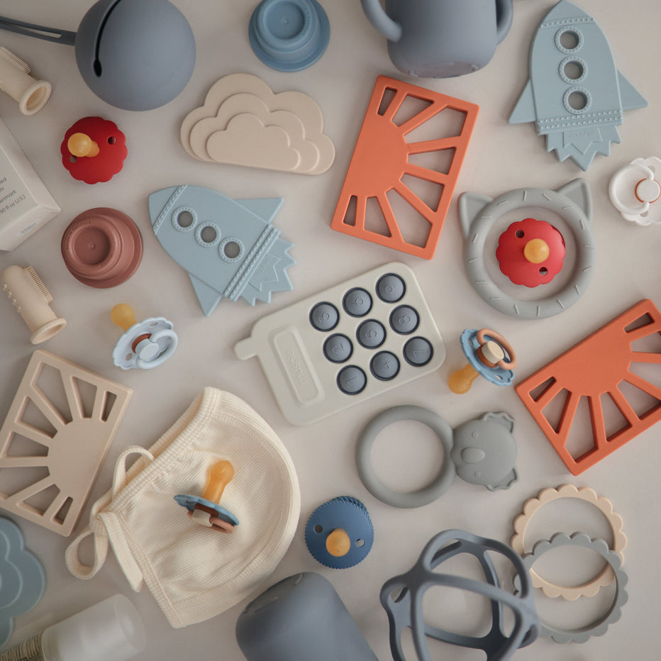 Mushie Silicone Cloud Baby Teether