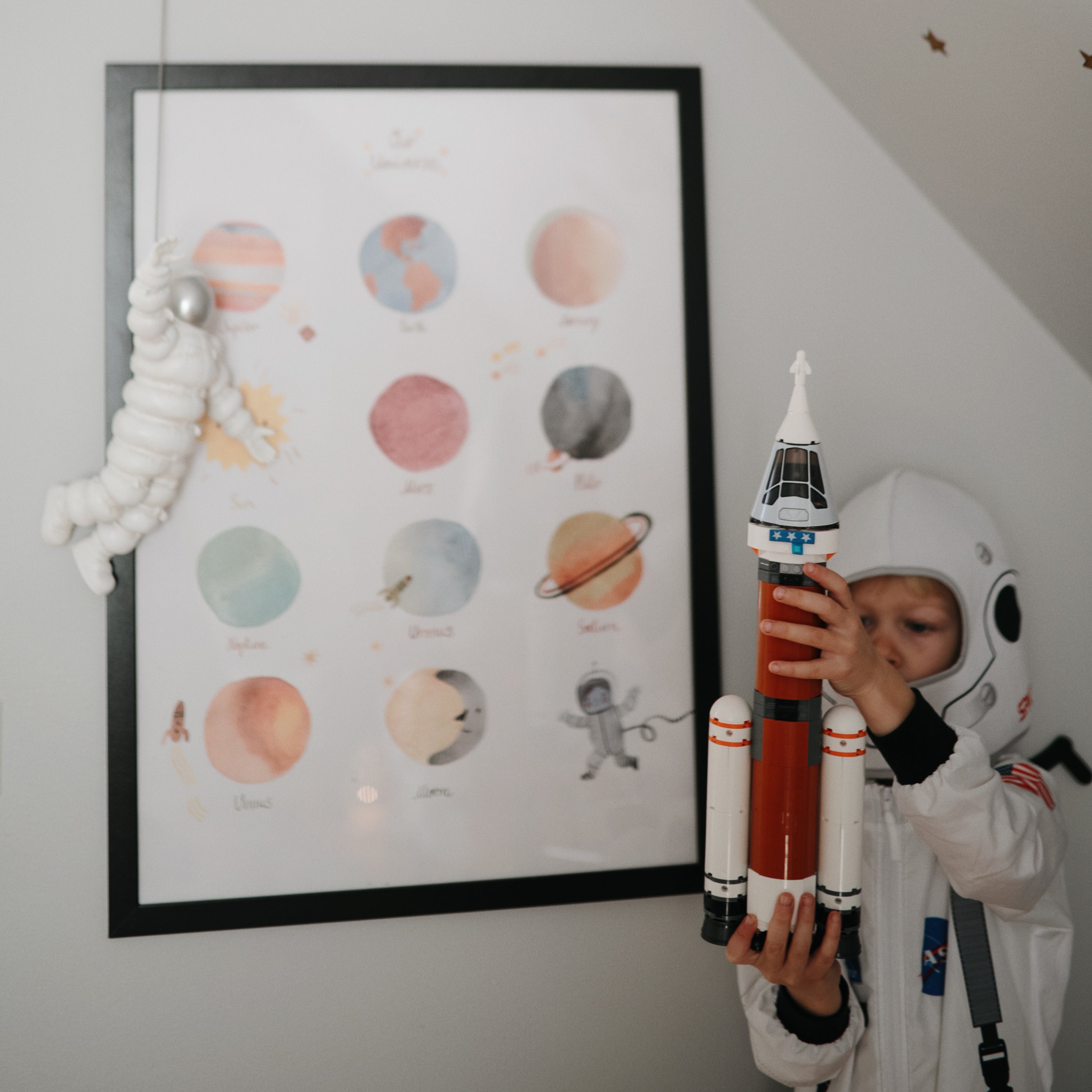 Mushie Kids Space Poster