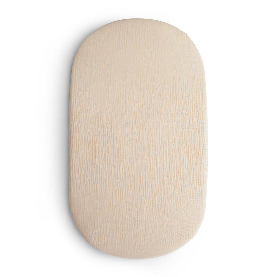 Mushie Extra Soft Baby Bassinet Muslin Crib Sheet