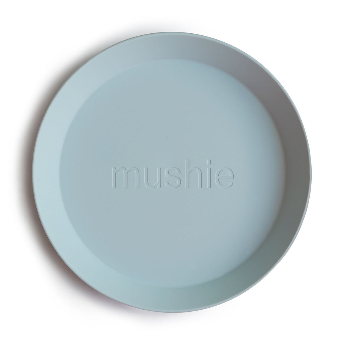 Mushie Baby Round Dinnerware Plates, Set of 2