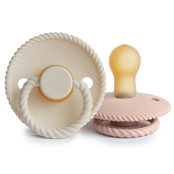 FRIGG Rope Natural Rubber Pacifier 2-Pack – Mushie