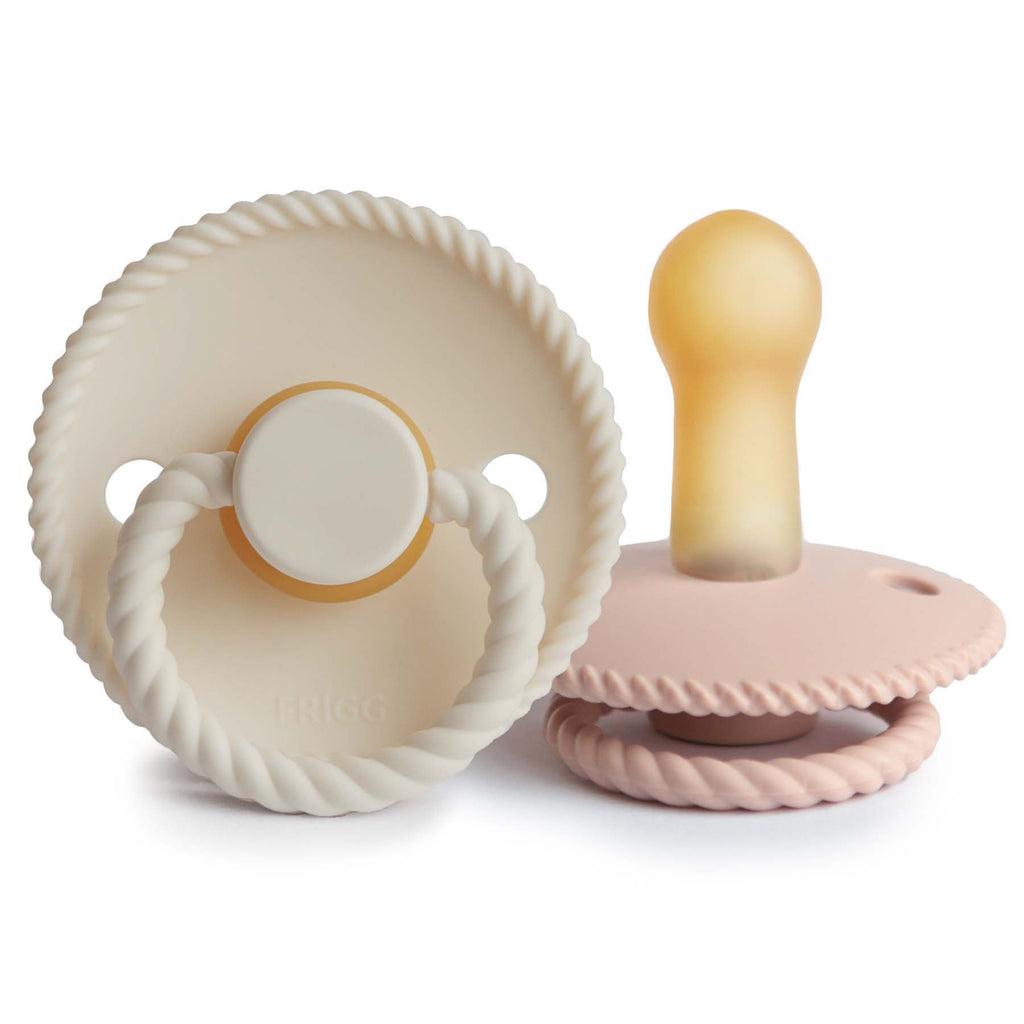 FRIGG Rope Natural Rubber Pacifier 2-Pack – Mushie