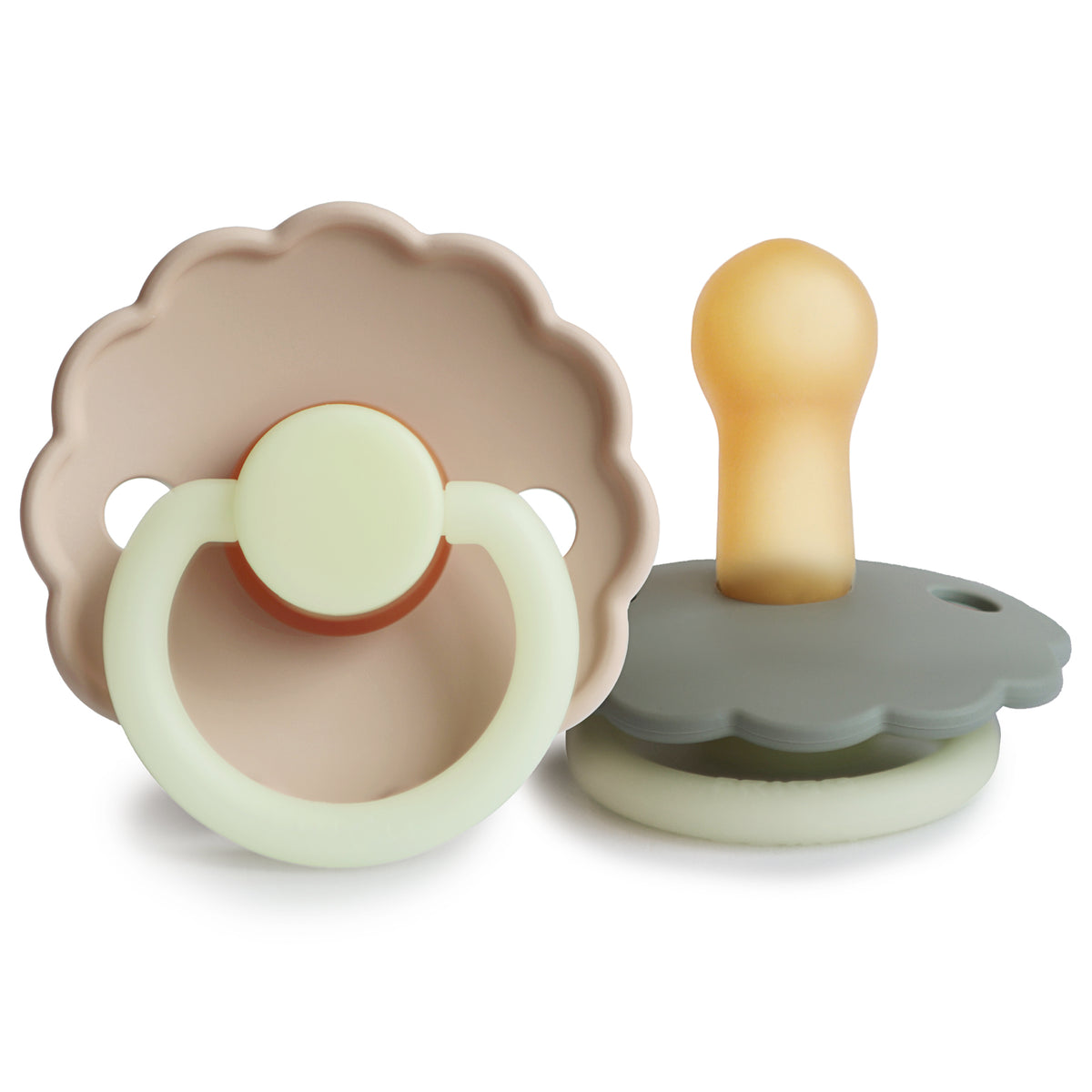 FRIGG Daisy Night Natural Rubber Pacifier 2-Pack – Mushie